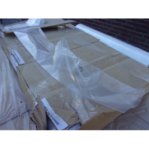 LDPE zakken los transparant, 130 mm x 1450 mm x 0,07 mm - A.D.R. Spierings